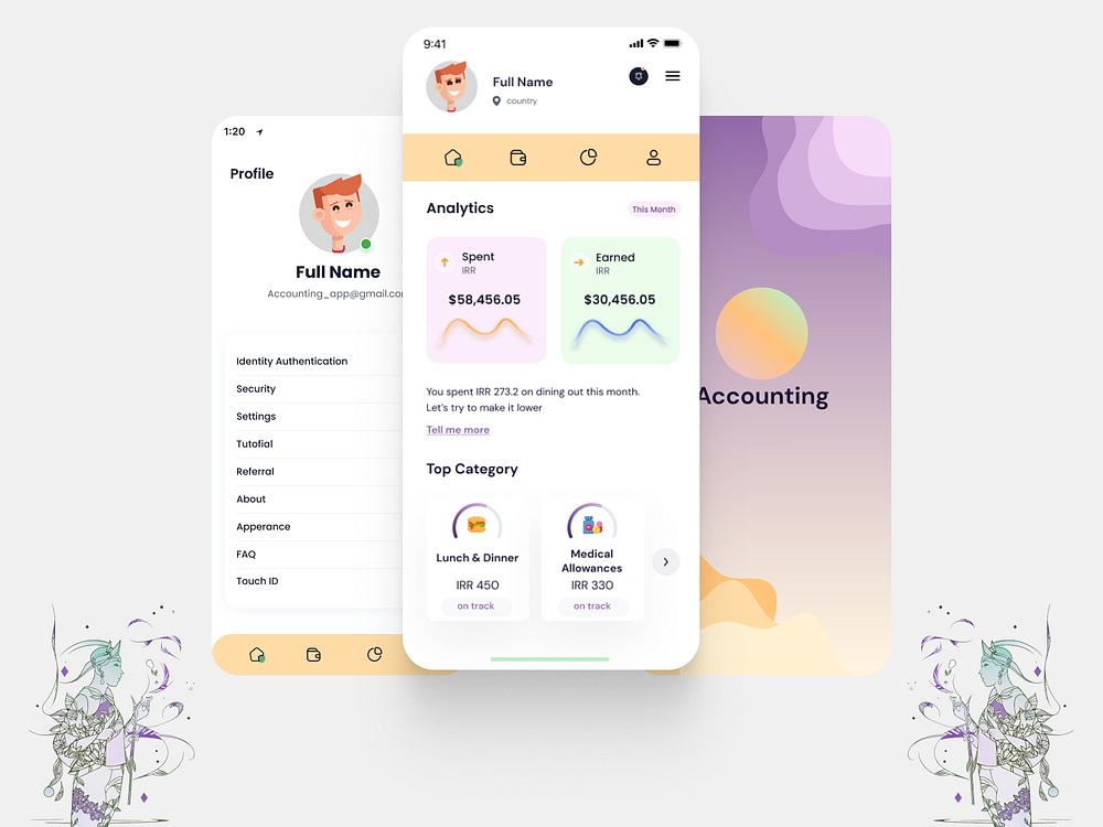 Accounting App designs, themes, templates and downloadable graphic ...
