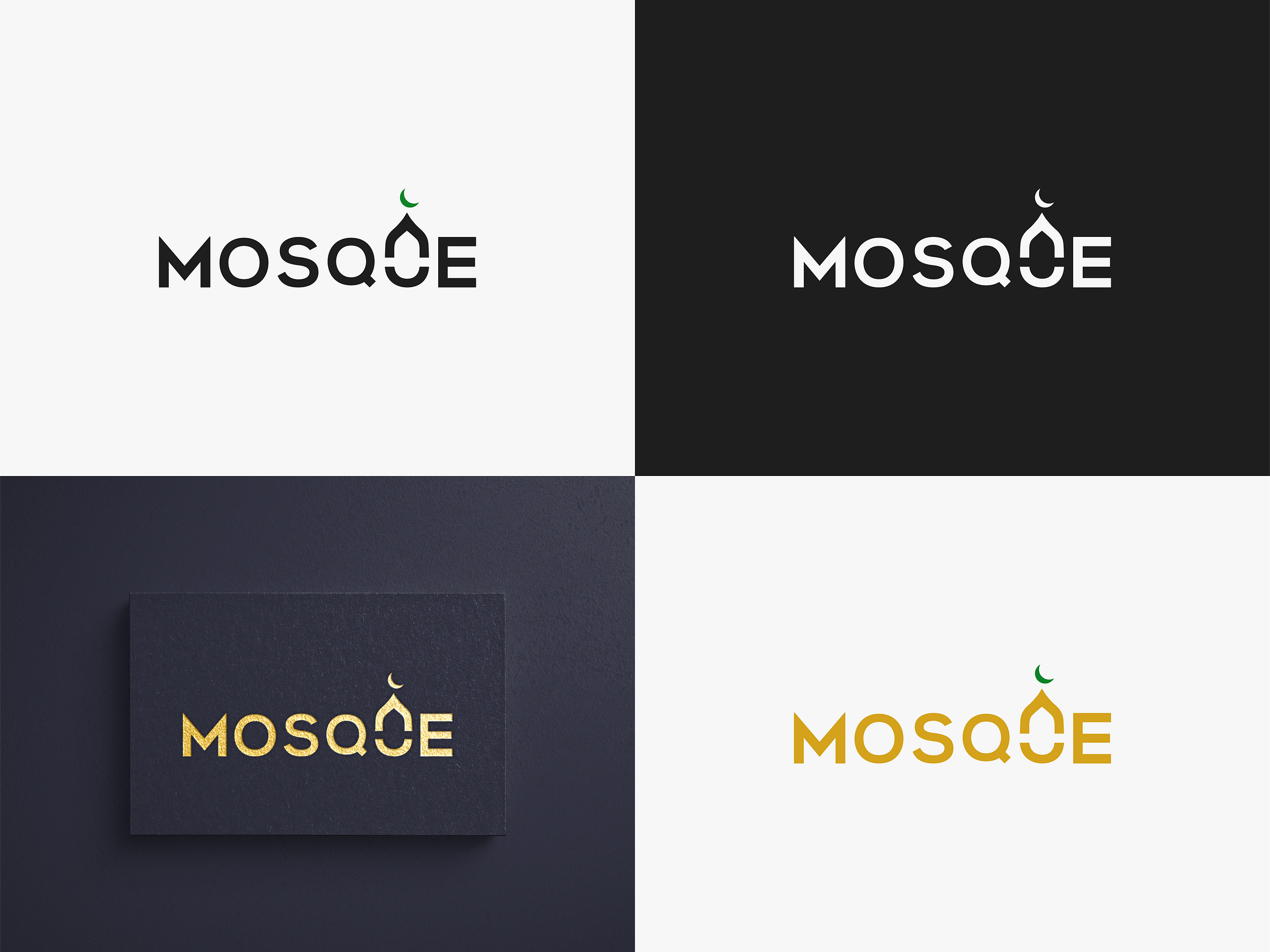Mosque - Wordmark Logo ! by Hammed Jamil on Dribbble