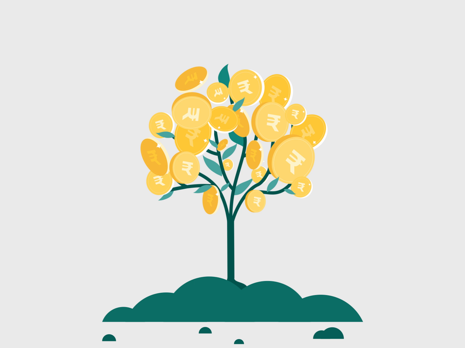 Watch your wealth bloom with this animated money tree! by Axis Design ...