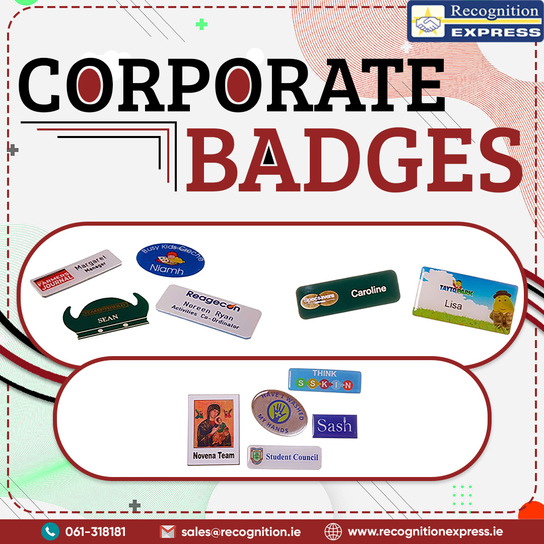 Corporate Badges by Recognition Express on Dribbble