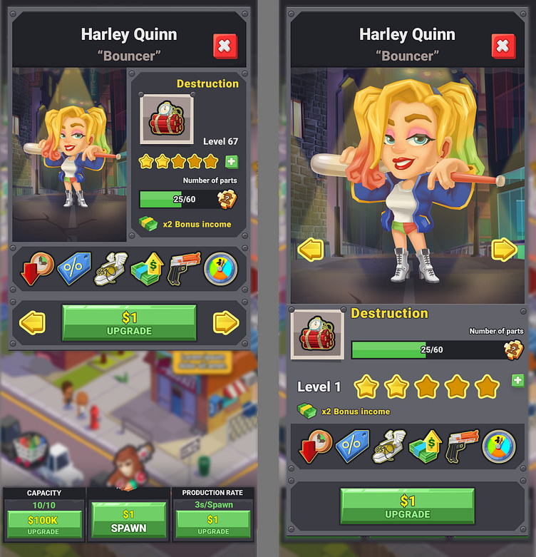 Characters and UI for the game by Tetiana Ponomarenko on Dribbble