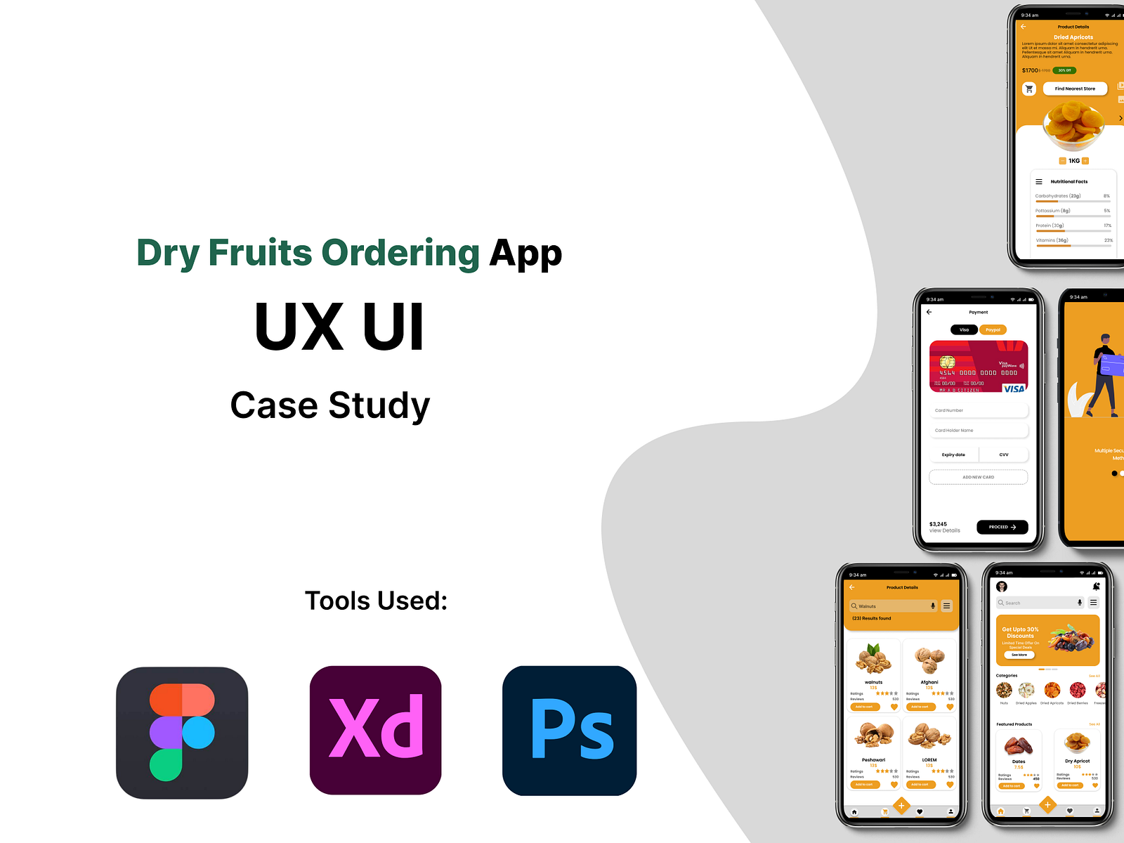 "Nuttleous" the dry fruits Ordering APP by Nadir Faraz on Dribbble