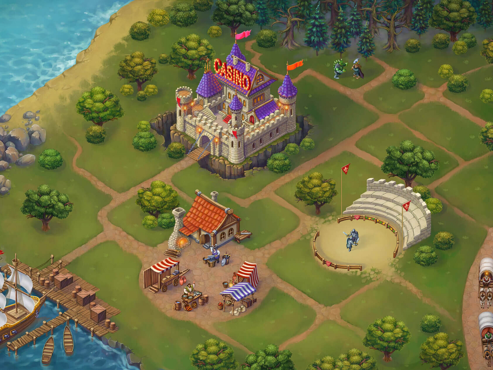 Isometric Medieval 2D Game Art by Tetiana Ponomarenko on Dribbble