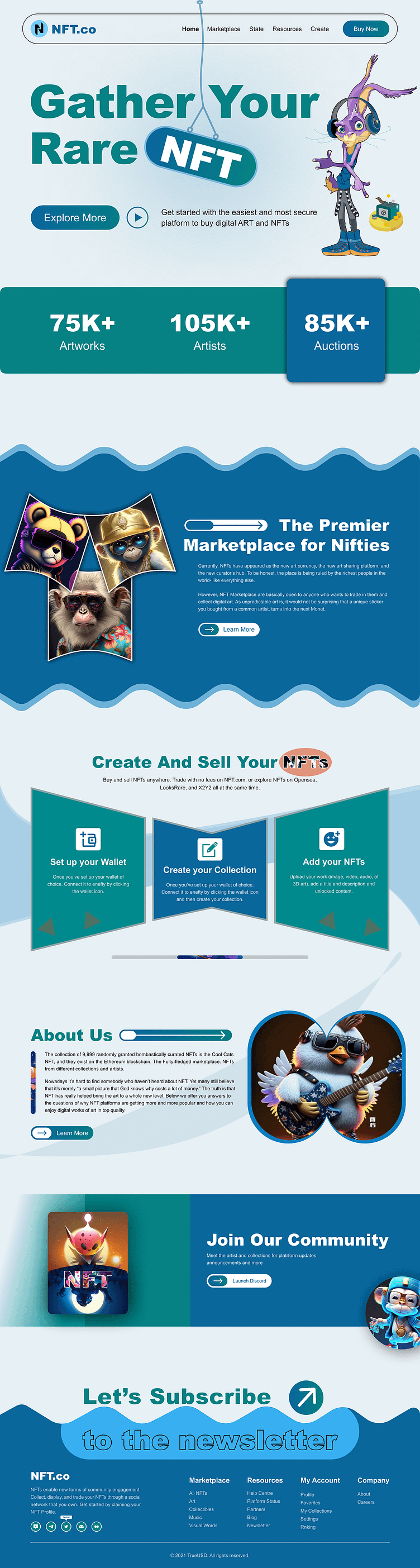 Landing page design by Muhammad Haroon on Dribbble