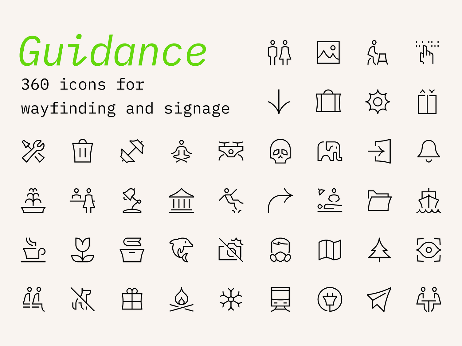 Guidance Icons Categories Overview by Streamlinehq on Dribbble
