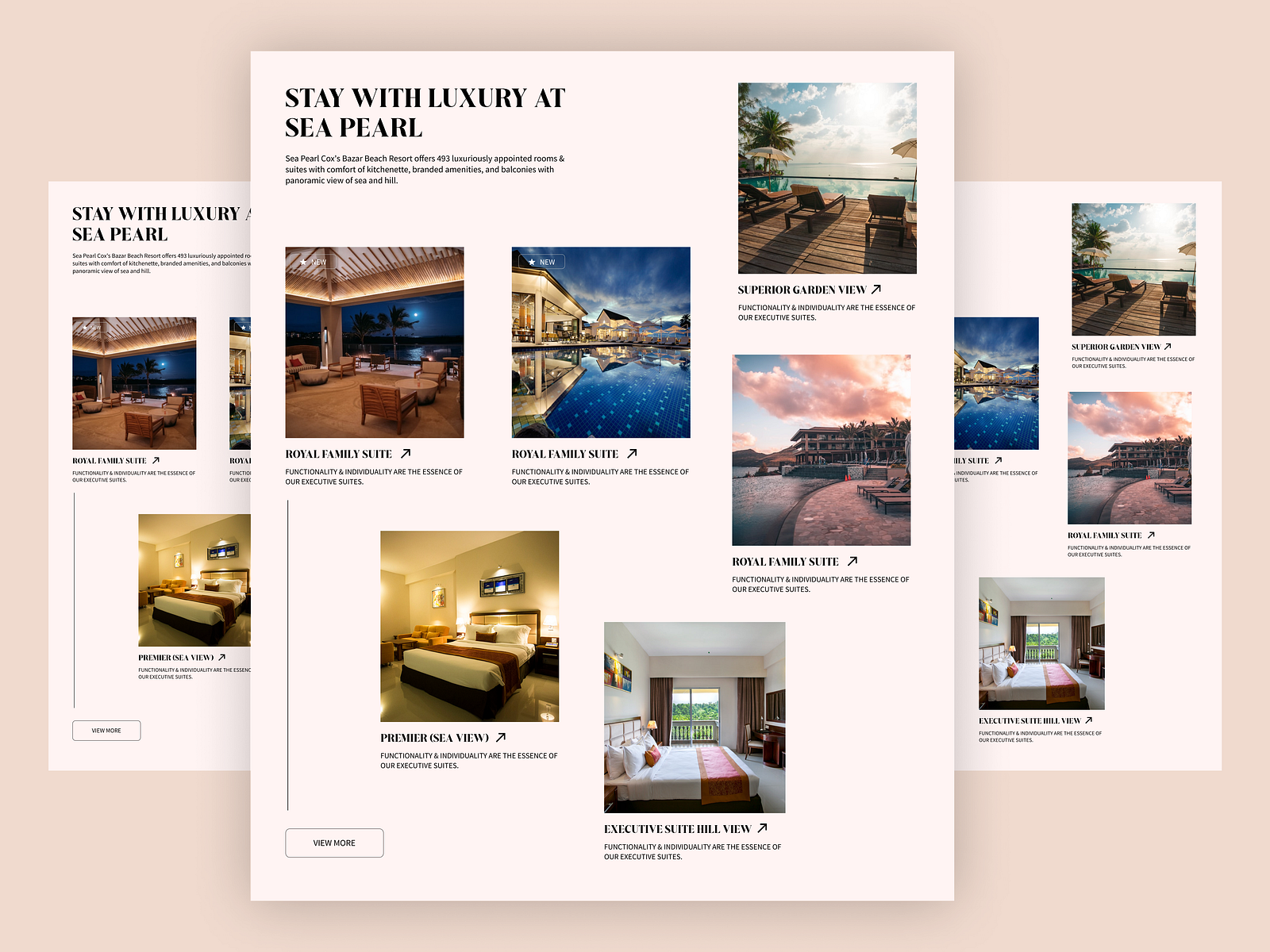 Luxury Hotel Gallery Section Design by Shahriar Rumel on Dribbble
