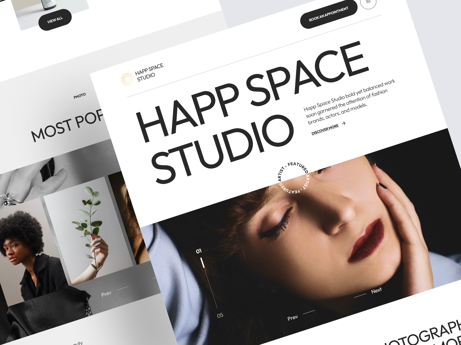 Photography Agency Landing Page by Akmal⚡ for Pickolab Studio on Dribbble