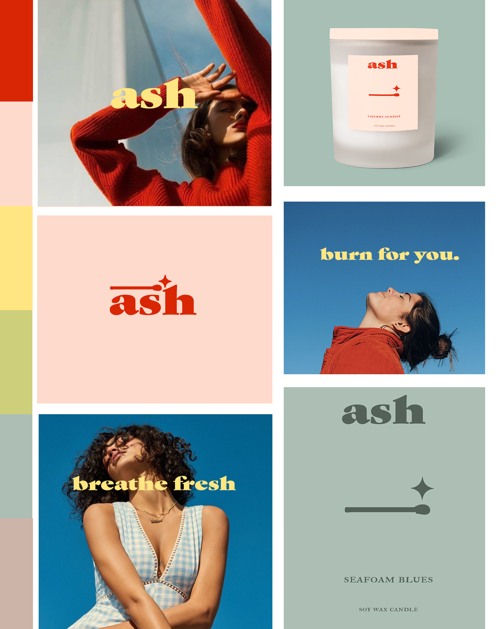 Ash Candle Brand Design Board by Sadie on Dribbble
