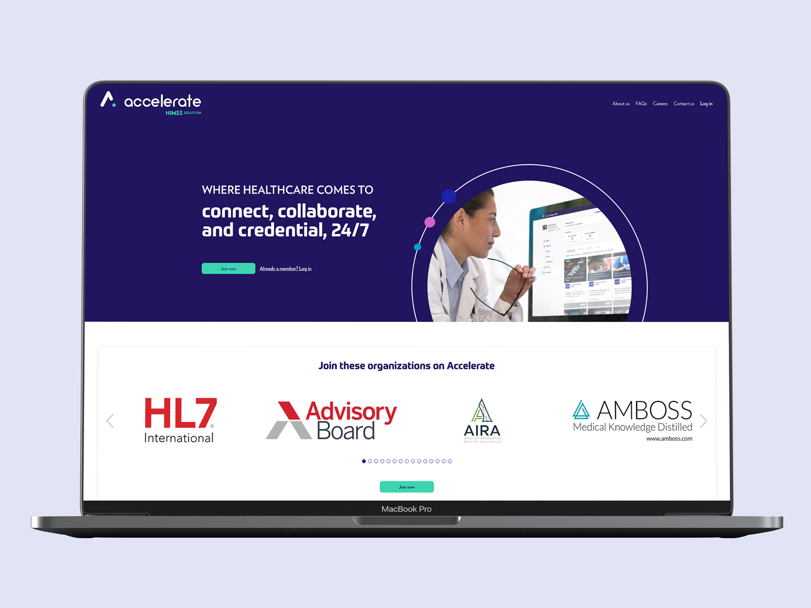 HIMSS Accelerate Digital Community Platform by Perpetual on Dribbble