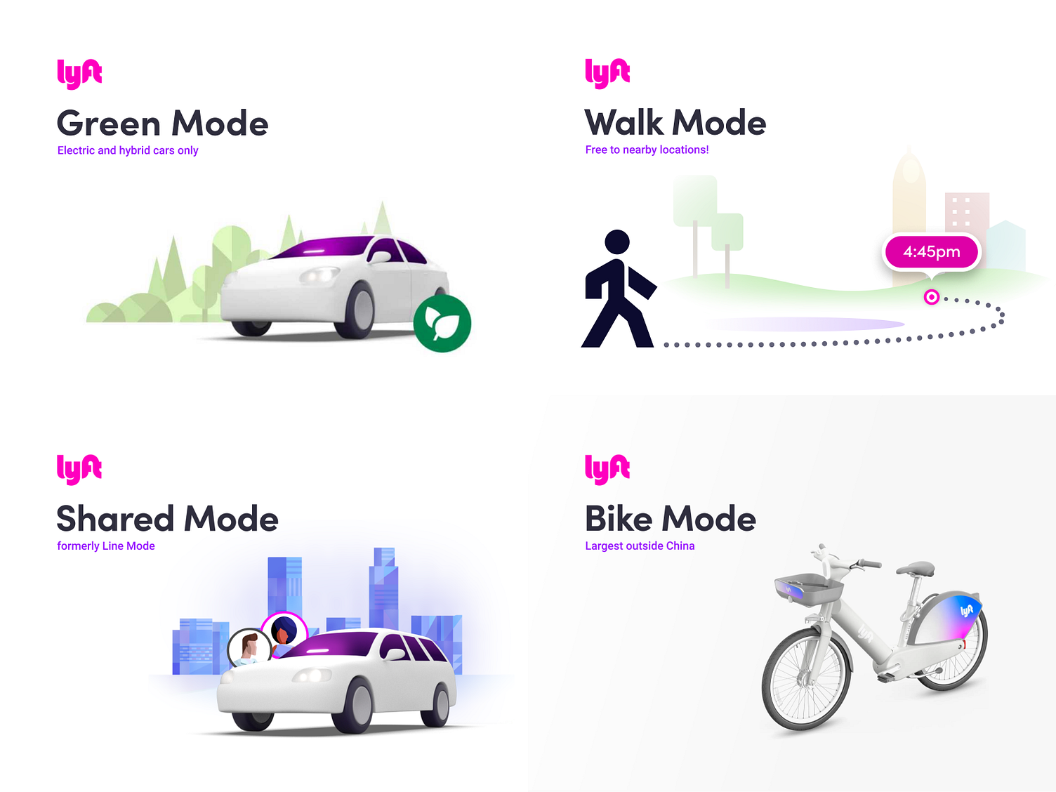 Lyft Climate Change Modes by 7 on Dribbble