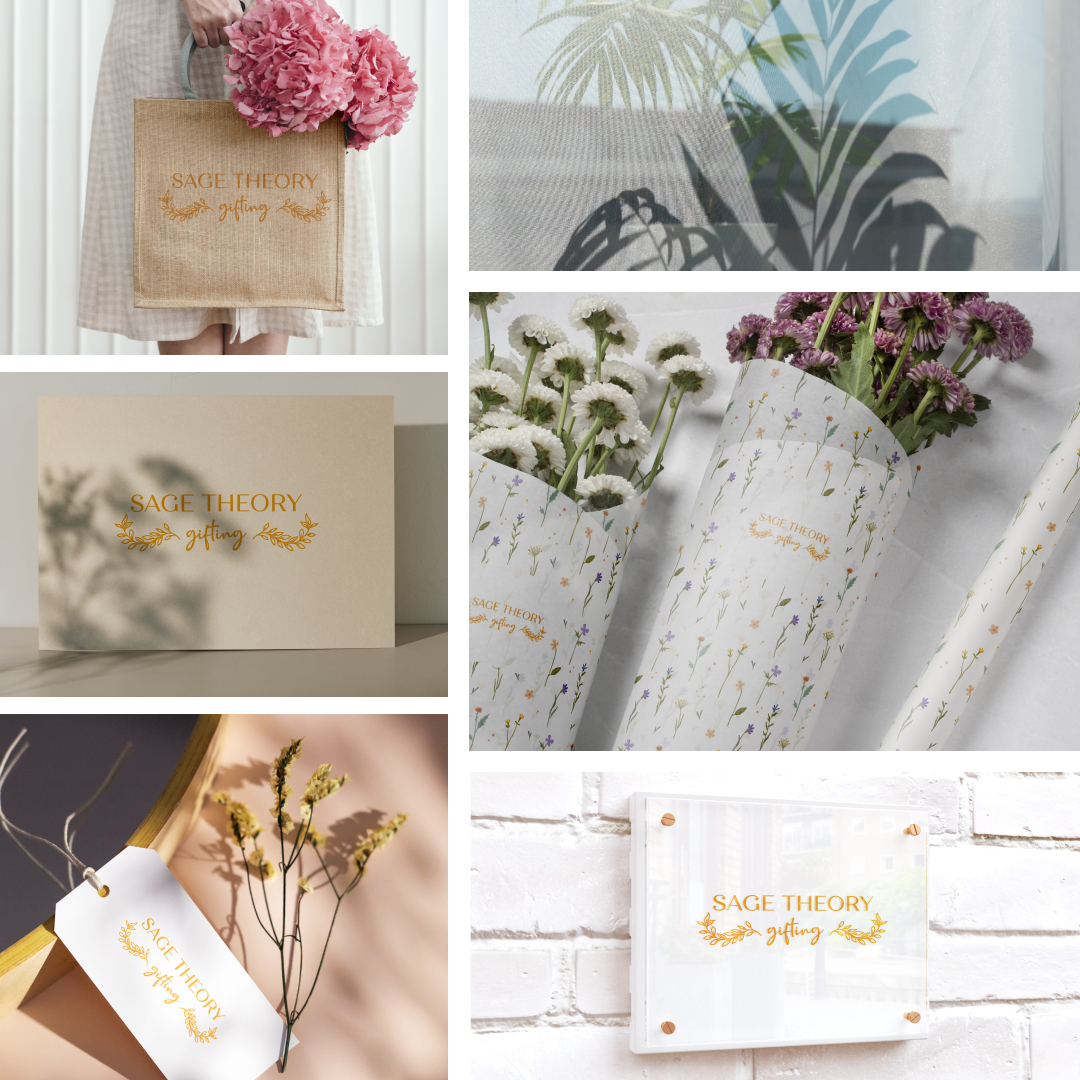 Flower shop branding by Nehodenko Viktoriia on Dribbble