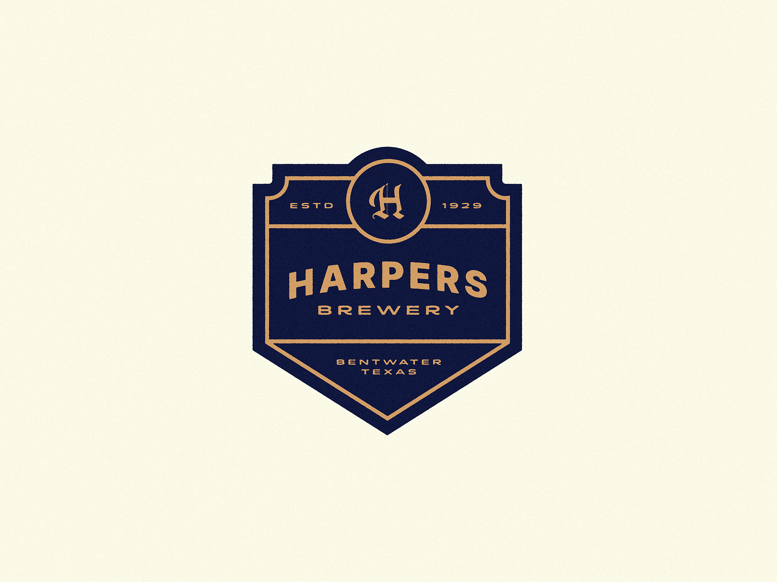 Harpers Brewery Alternative versino (Exploration of logo design) by ...