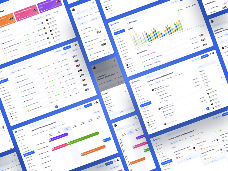 TaskFlow task management app by Obvious Studio on Dribbble TaskFlow task management app by Obvious Studio on Dribbble