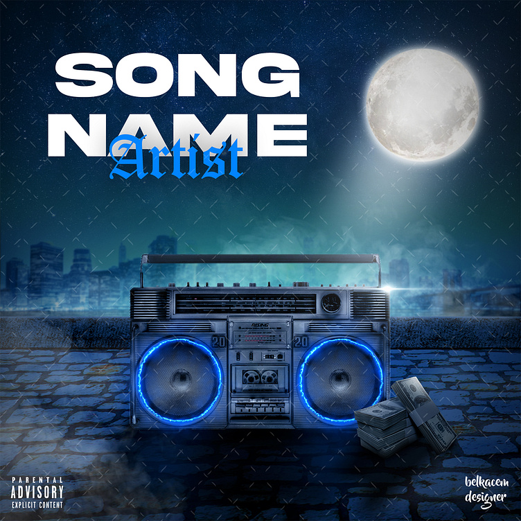 Old Radio - Premade cover art by Belkacem designer on Dribbble