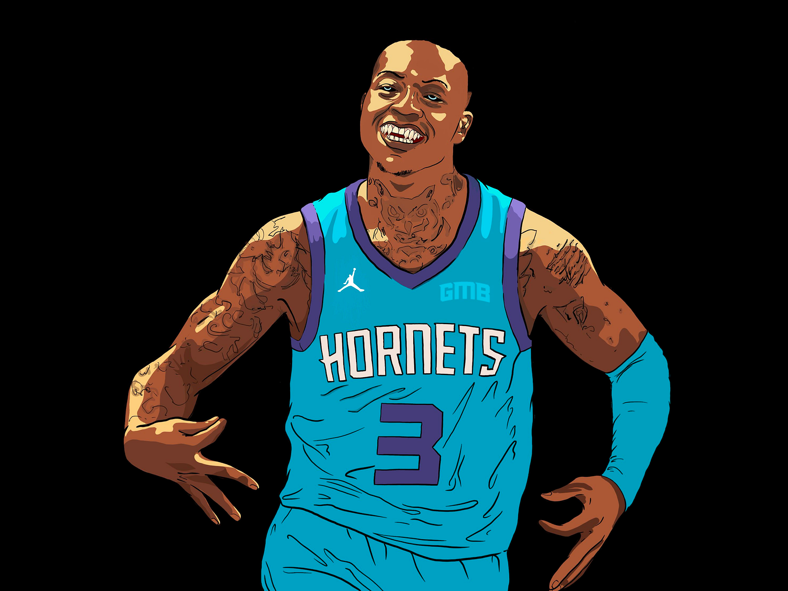 Scary Terry Rozier by Nico Linares on Dribbble