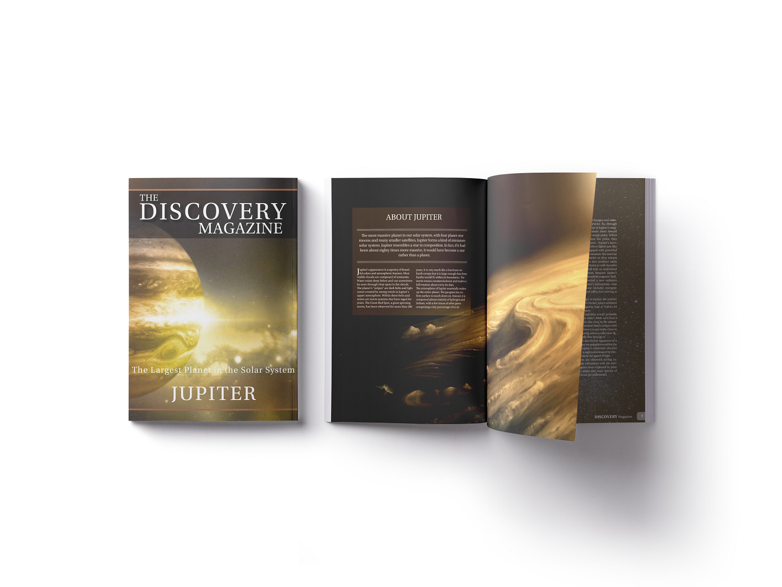 Discovery Magazine Mock Design by Aleah Faith Miller on Dribbble