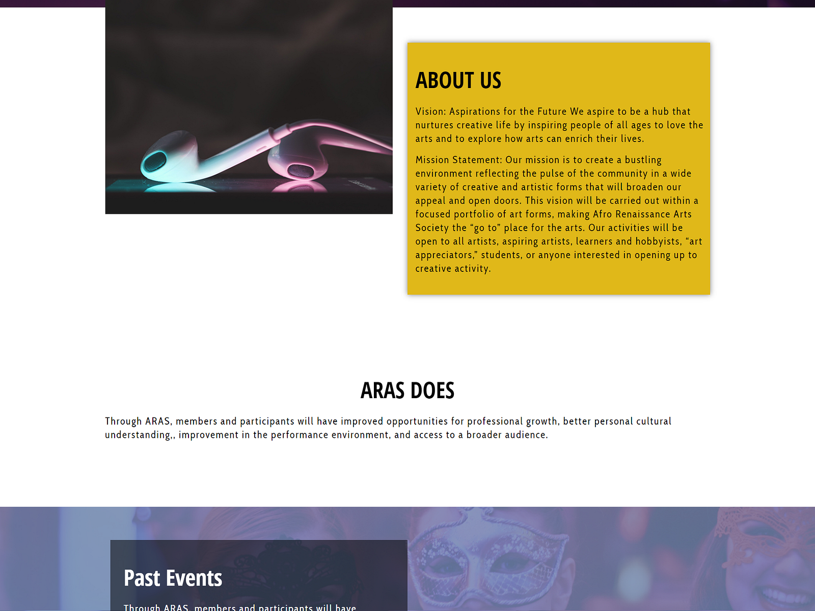 Music Concert website by Adeleke Ayomide on Dribbble