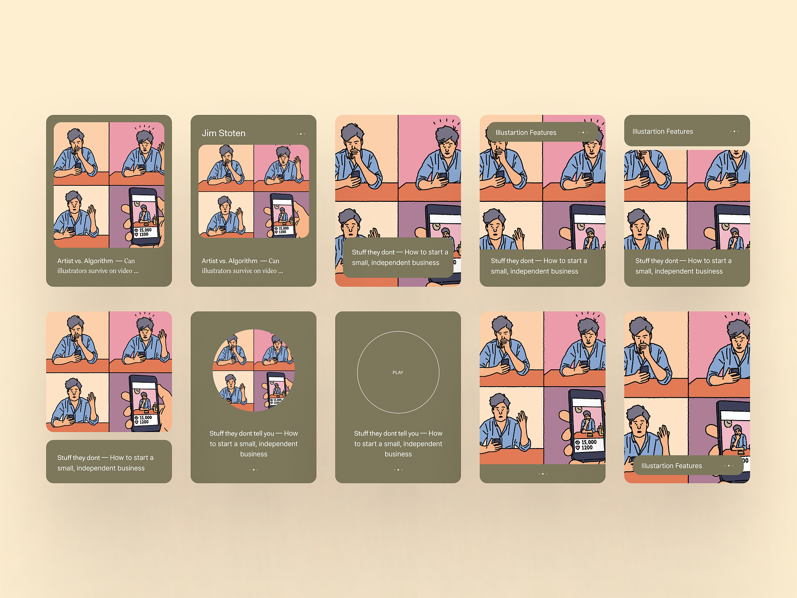 WePresent Widget Exploration by Marvin Schwaibold on Dribbble