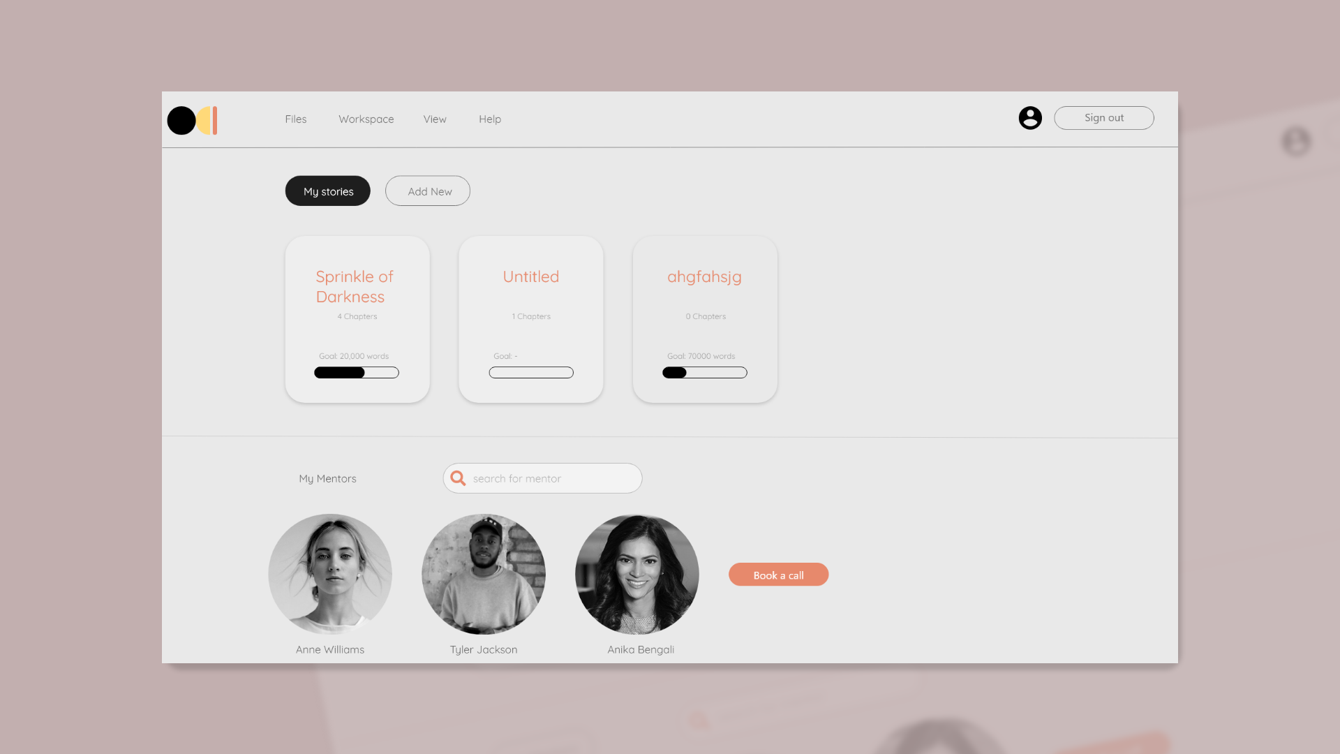 Writing app | UI Design by Christina Econ on Dribbble