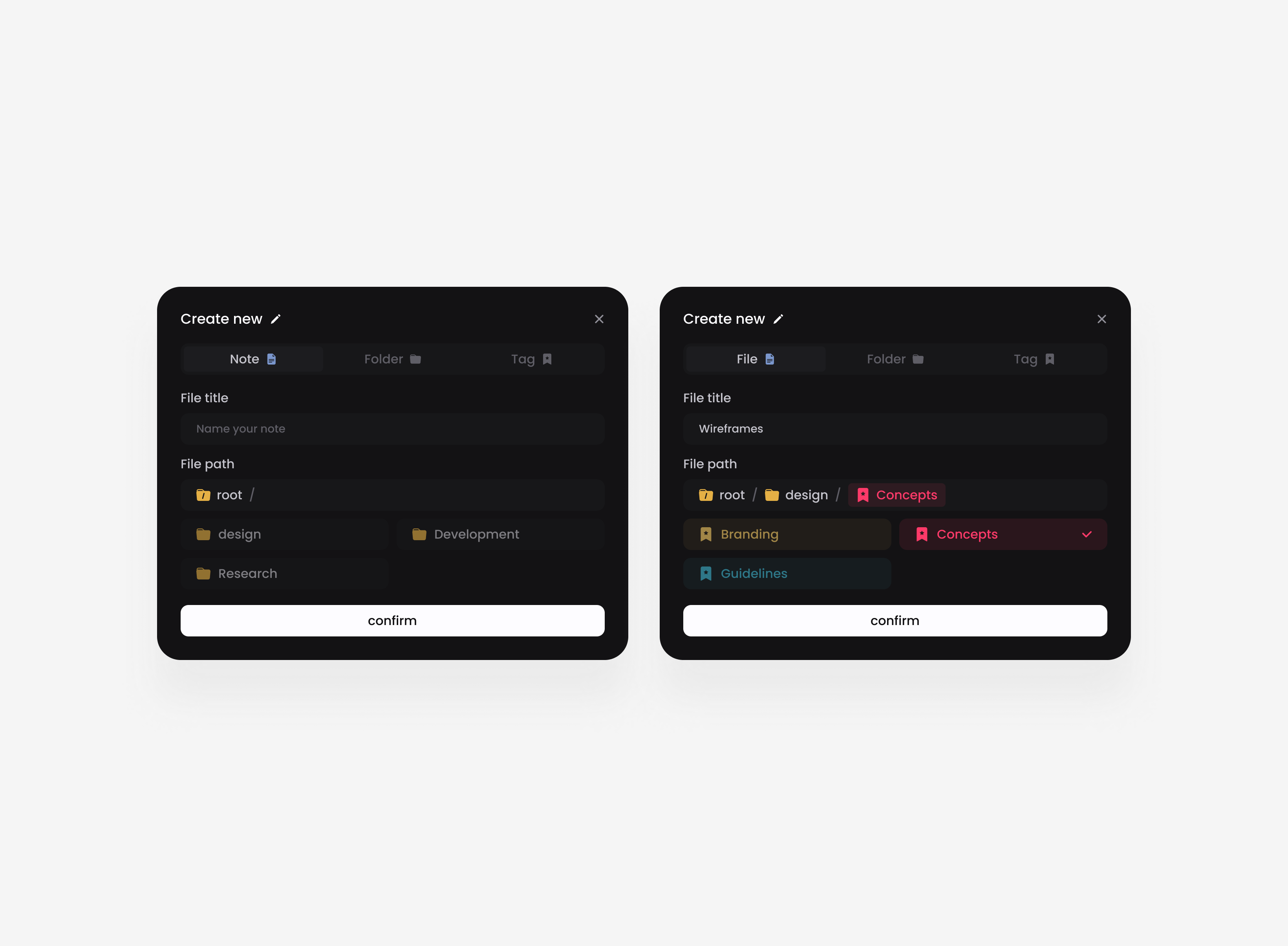 Devnotes — Popovers UI Components by Neideltern on Dribbble