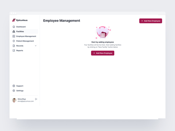 Browse thousands of Empty Table UI images for design inspiration | Dribbble