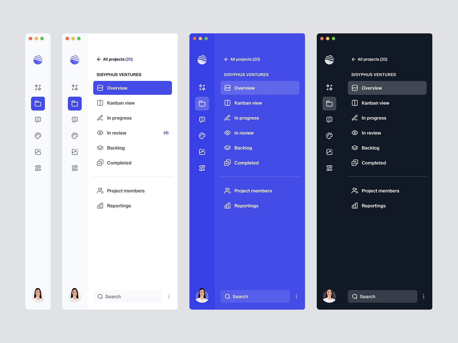 Dual-tier sidebar navigation — Untitled UI by Jordan Hughes® on Dribbble