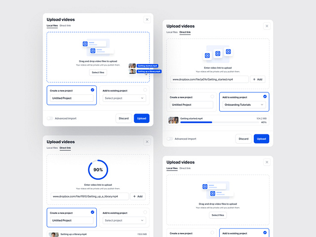 Browse thousands of Upload images for design inspiration | Dribbble