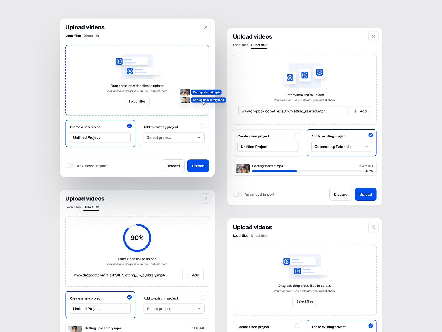 File upload modal — Untitled UI by Jordan Hughes® on Dribbble