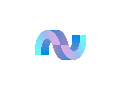 Modern Gradient N Letter Mark Logo by Raihan Kabir on Dribbble