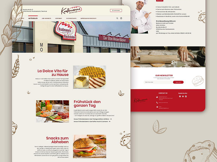 Bakery Website designs, themes, templates and downloadable graphic ...