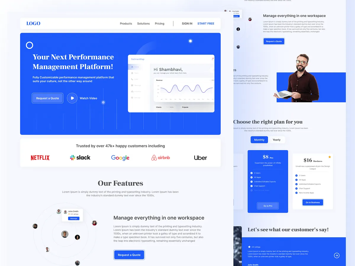 Homepage UI Design designs, themes, templates and downloadable graphic ...