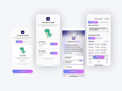 Art Generate App Ui Design by Chirag_2711 on Dribbble
