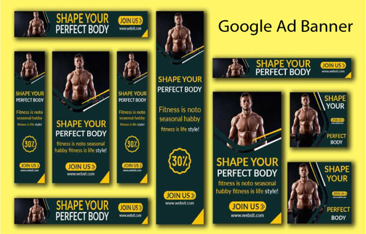 Google Ad Banner Design by GraphicRoom360 on Dribbble