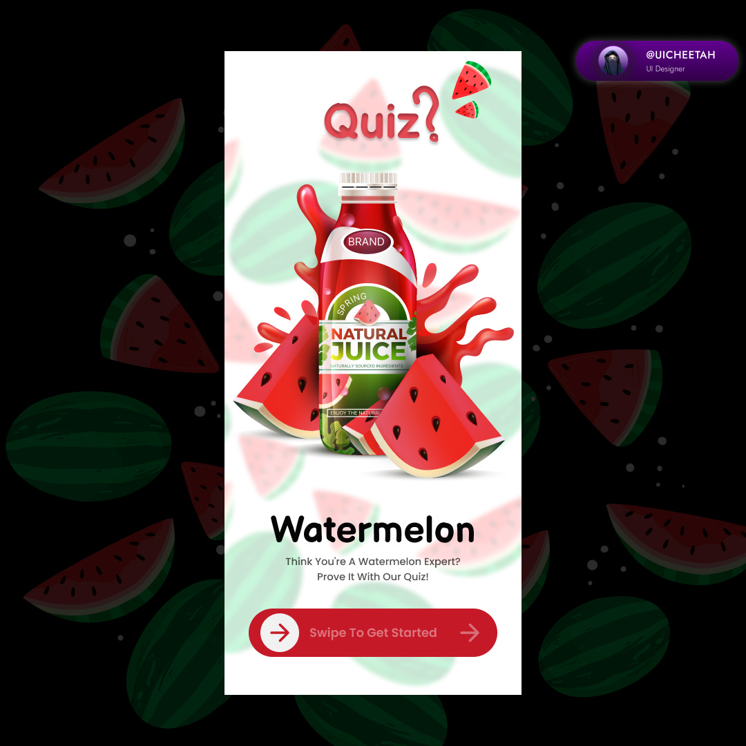 I designed this quiz screen on figma. by Hafsa salman l UI designer on ...