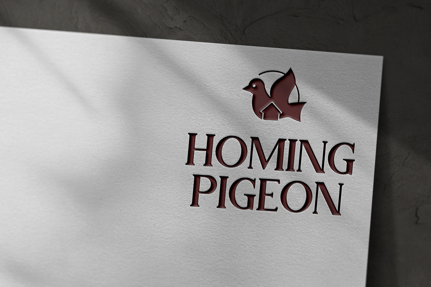 Homing Pigeon Logo by Claire on Dribbble