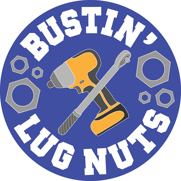"Bustin' Lug Nuts" - Logo Design by Thomas Cristiano on Dribbble
