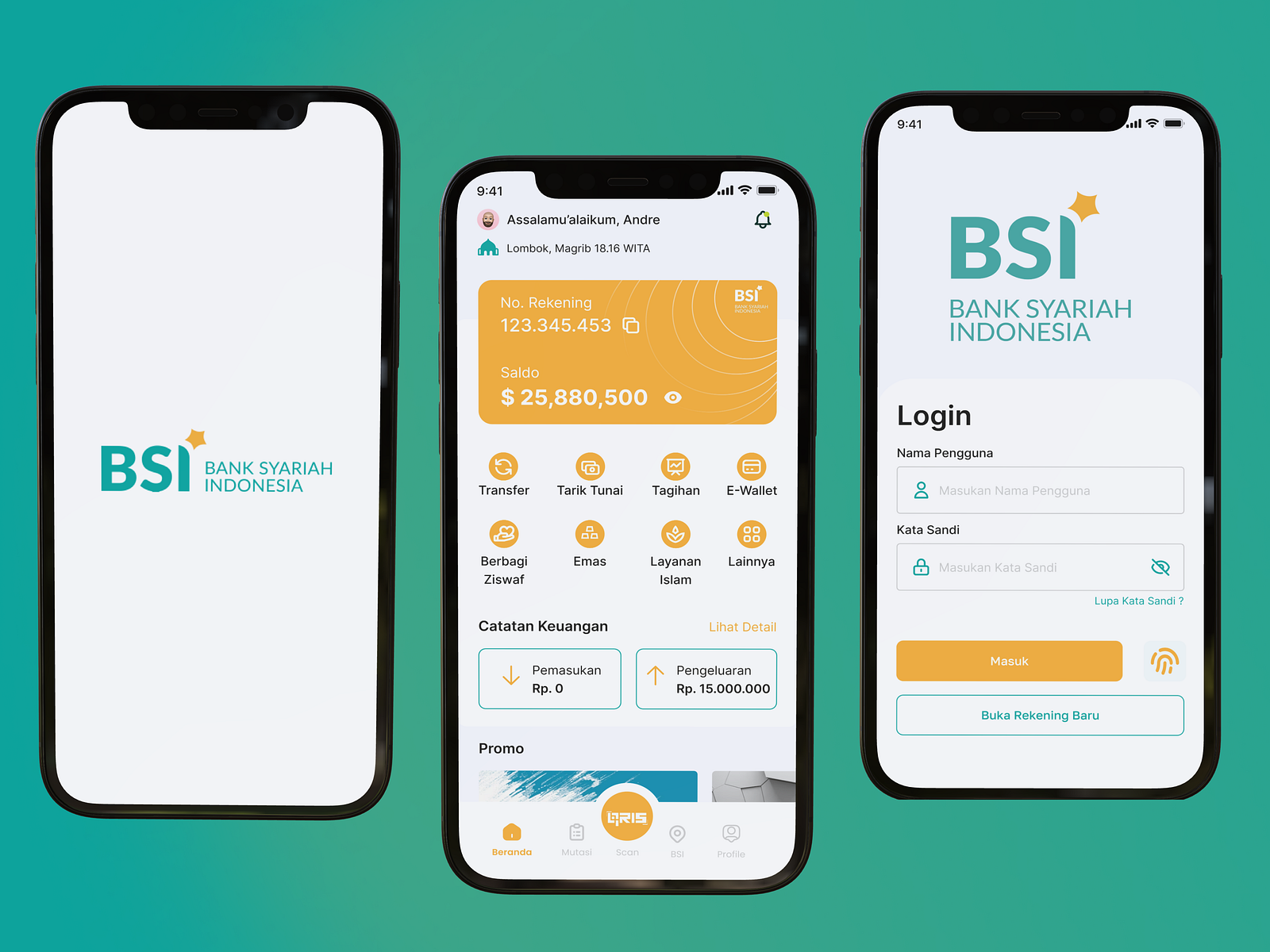 BSI Mobile - Revamp by Lalu Husni Hawari on Dribbble