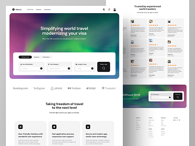 Livevisa - E-visa Application Landing Page by Louis Nguyen on Dribbble