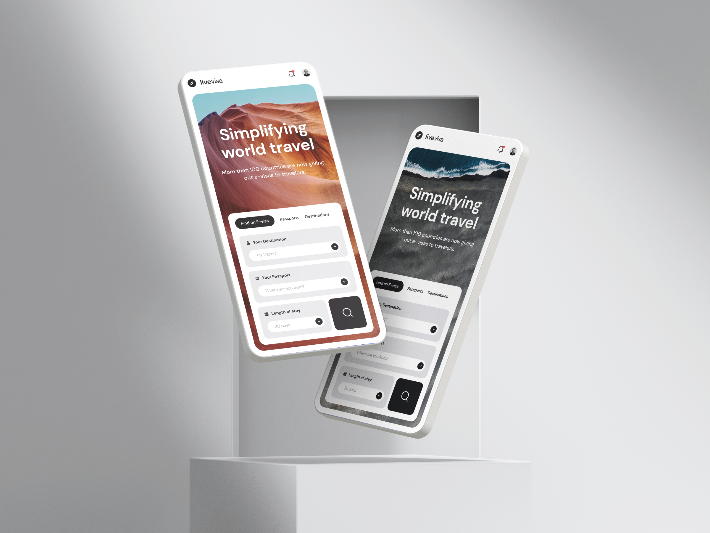 Livevisa - E-visa Application Landing Page by Louis Nguyen on Dribbble
