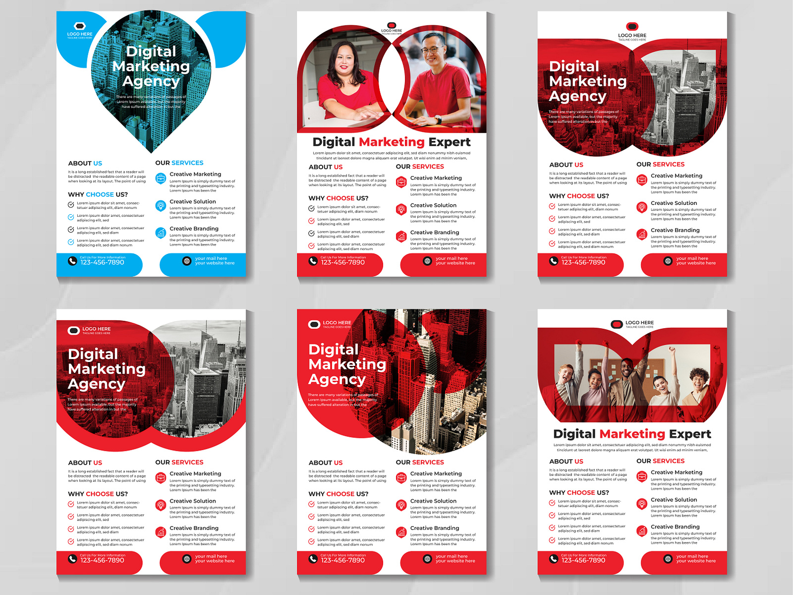 Corporate Modern Marketing Business Flyer Design by Mostafizur Rahman ...