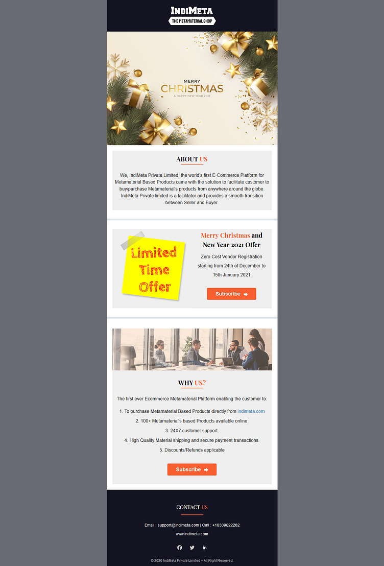 Mailchimp Template Design by Mahfuz Ahamed on Dribbble