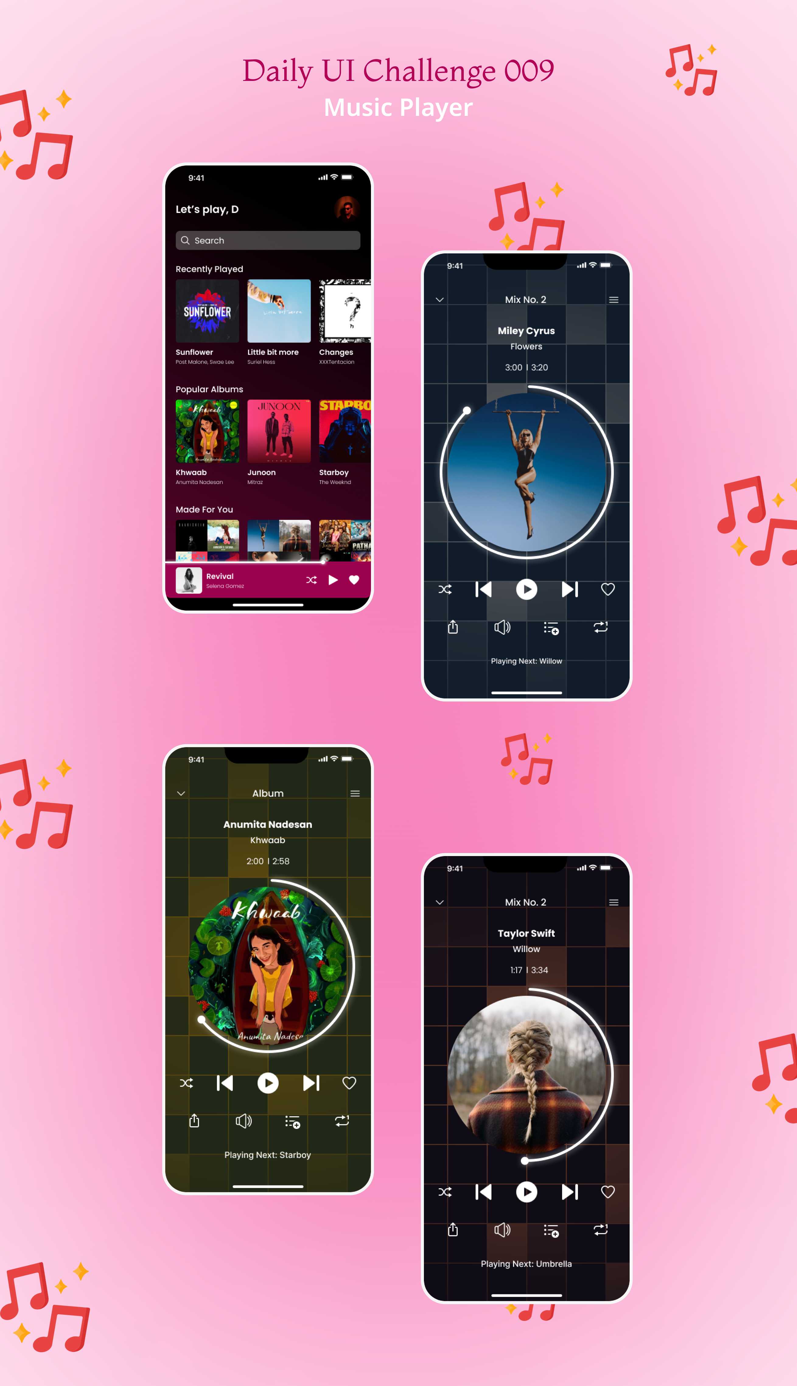 Music Player Interface designs, themes, templates and downloadable ...