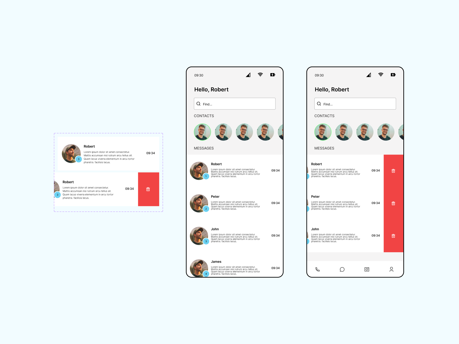 Swipe delete by Desmond Audu on Dribbble Swipe delete by Desmond Audu on Dribbble