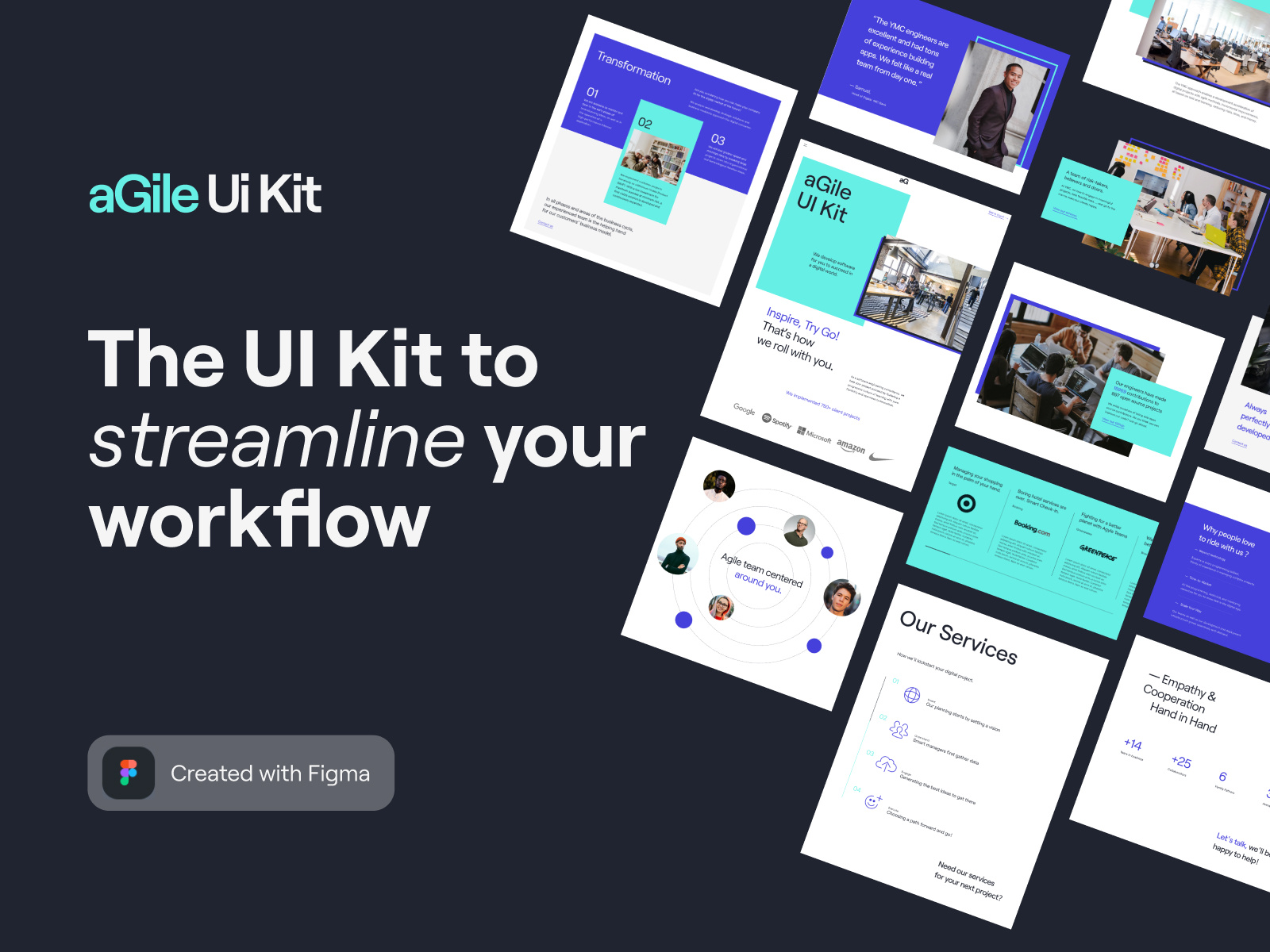 aGile UI Kit 🖥️ by Eduardo Martins for Forwwward Studio on Dribbble