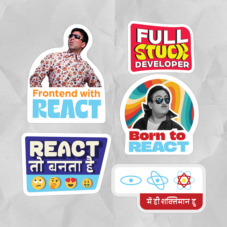 Add a little fun to your day with these awesome stickers! by 7Span ...