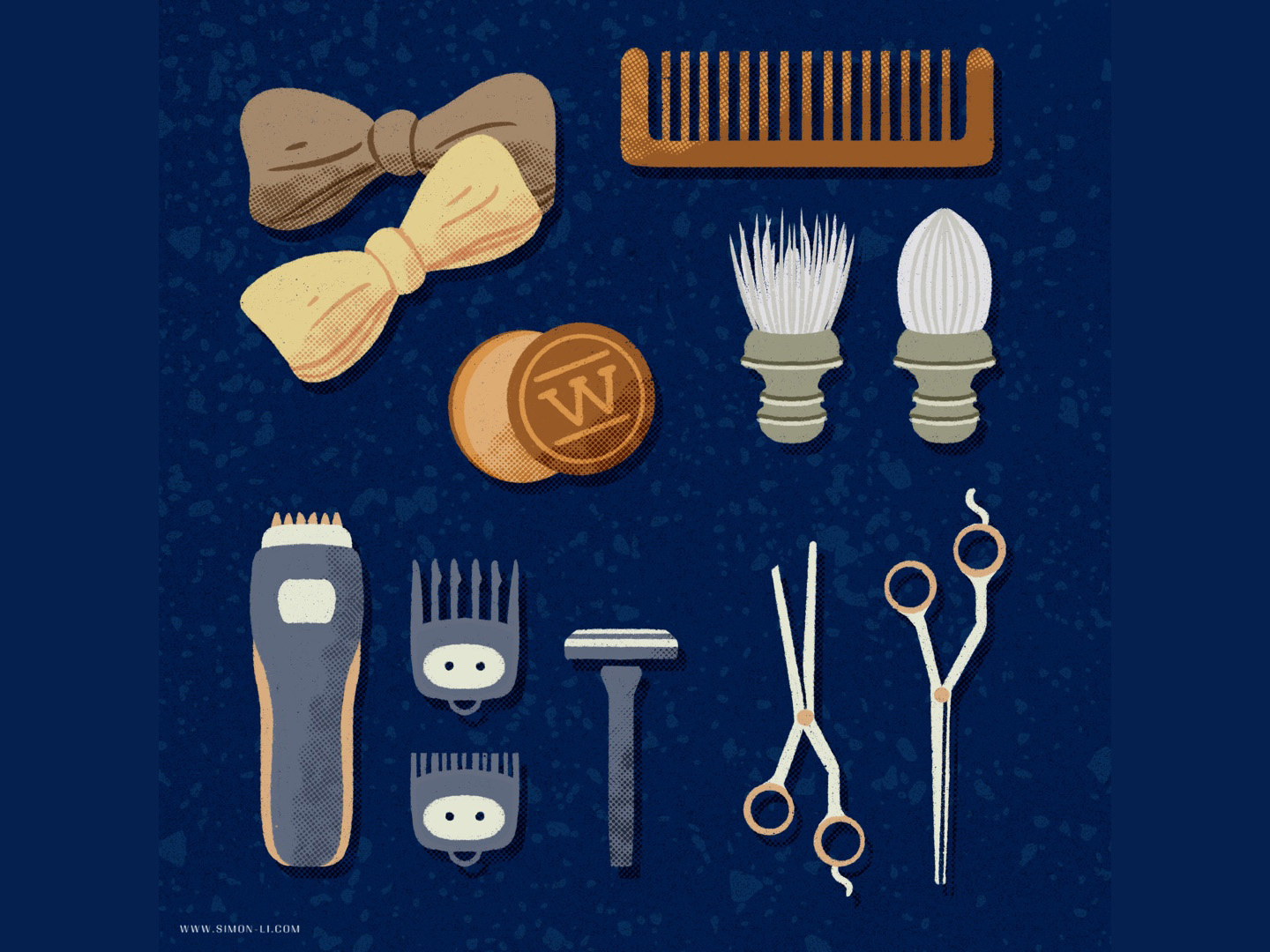 Barber Tookit by Simon Li on Dribbble