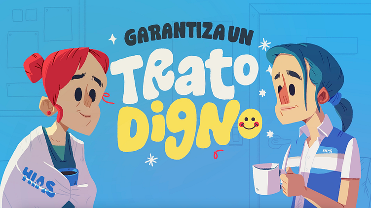 Trato digno - HIAS by Alme Letters on Dribbble