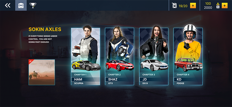 Car Racing Game Interface by Quảng on Dribbble