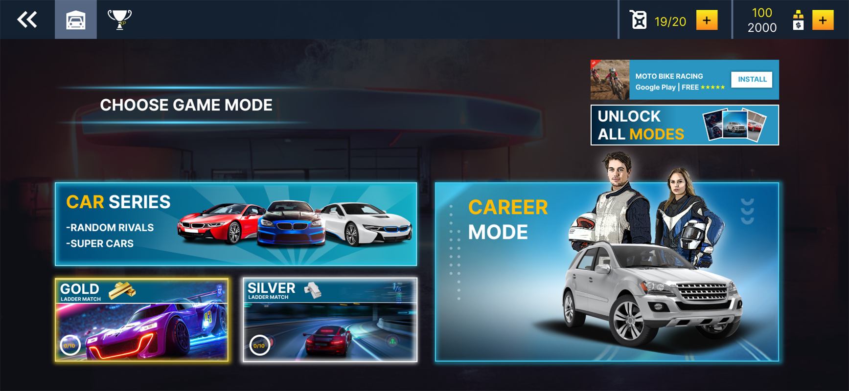 Car Racing Game Interface by Quảng on Dribbble