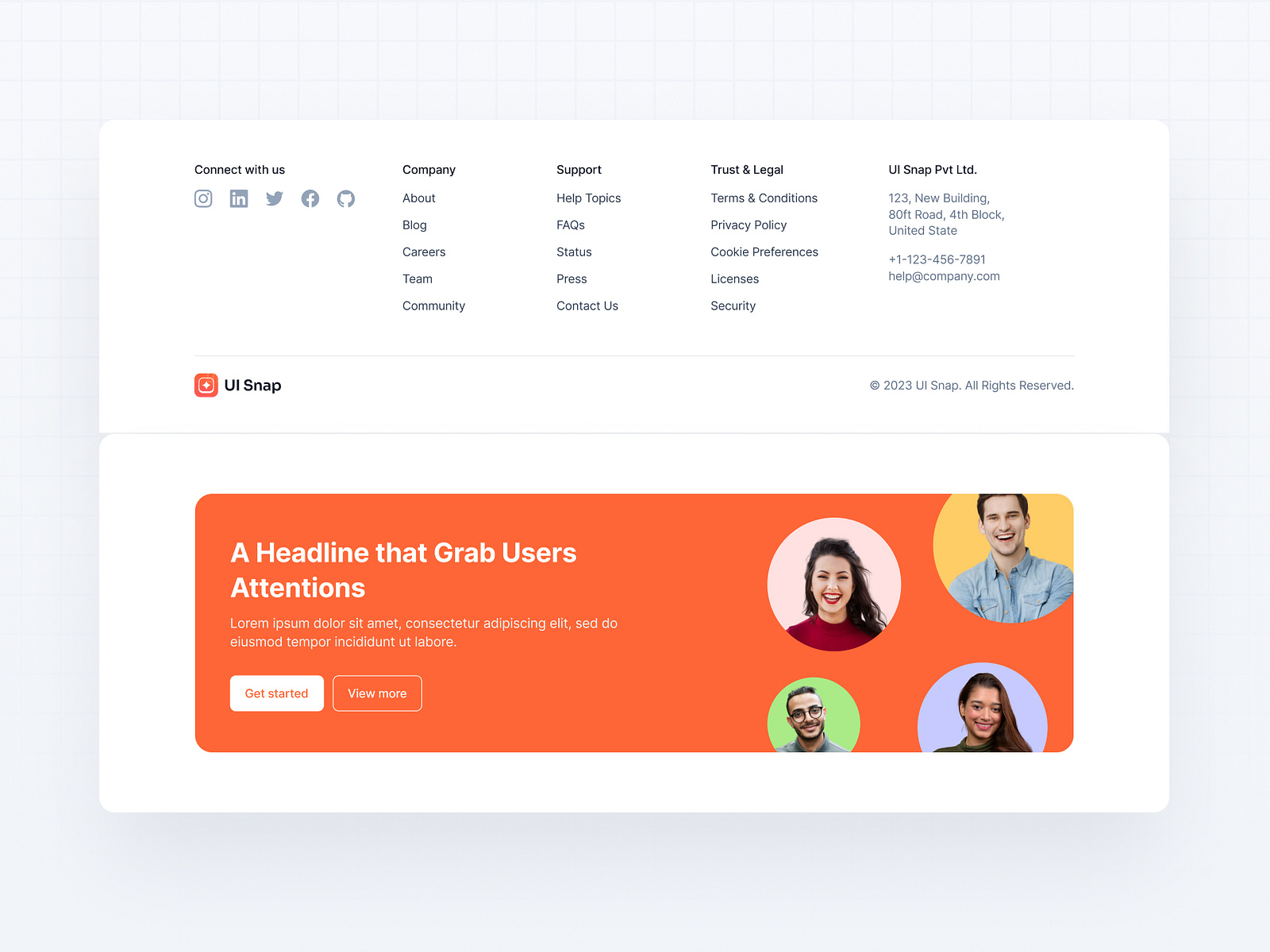 UI Snap -Headline UI Designs by UI Snap on Dribbble